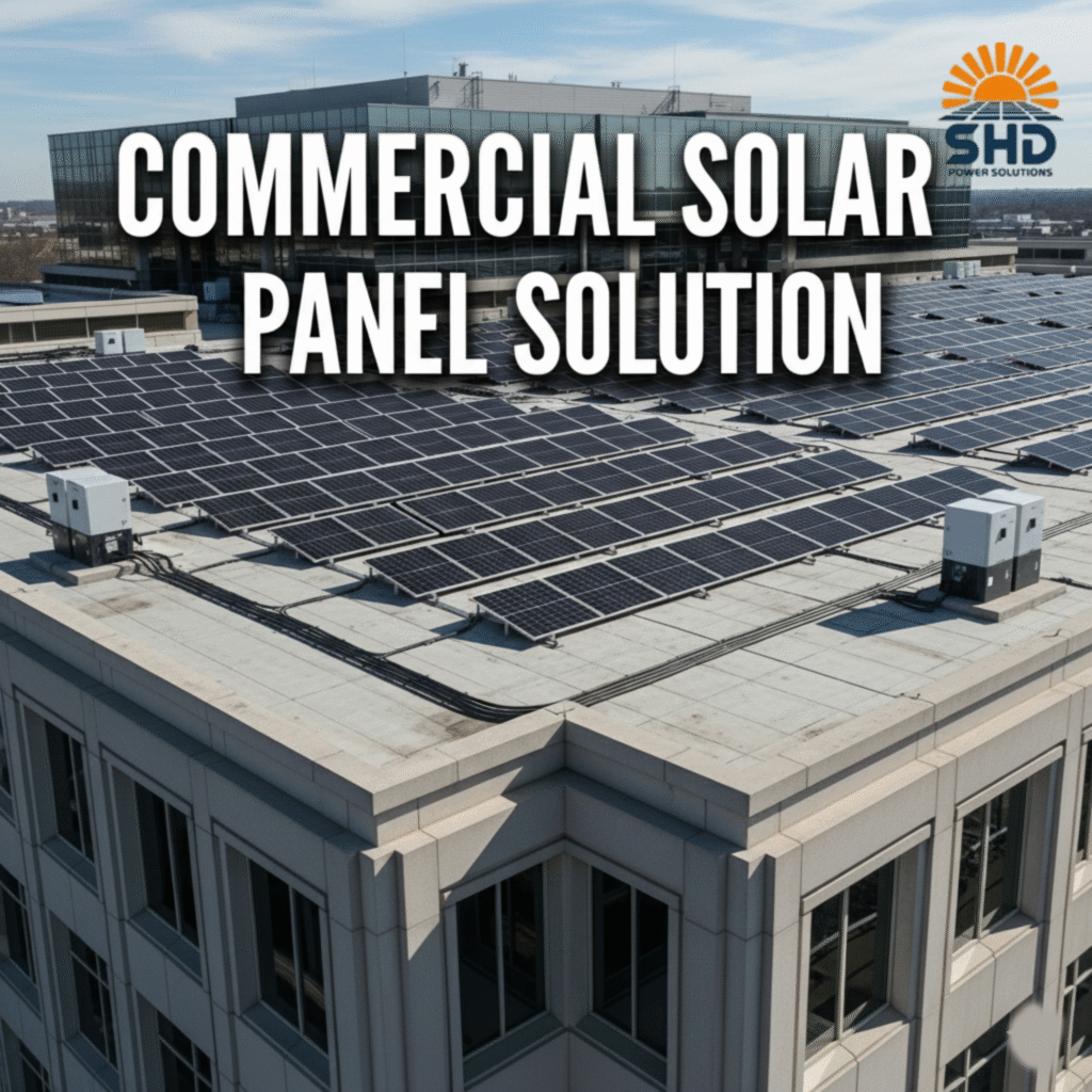 Efficient Commercial Solar Panel Solutions | SHD Power Solution